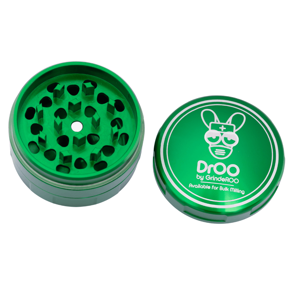 Threadless 3 Piece 'DRoo' 55mm Herb Grinder – GrindeROO